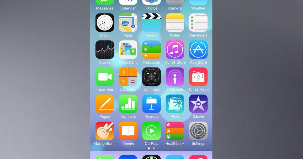 iOS 8-Screenshot könnte vom iPhone 6 stammen - CURVED.de