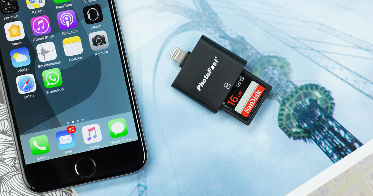Photofast iOS SD Card Reader CR-8710 im Test: Für iPhone-Fotografen ...